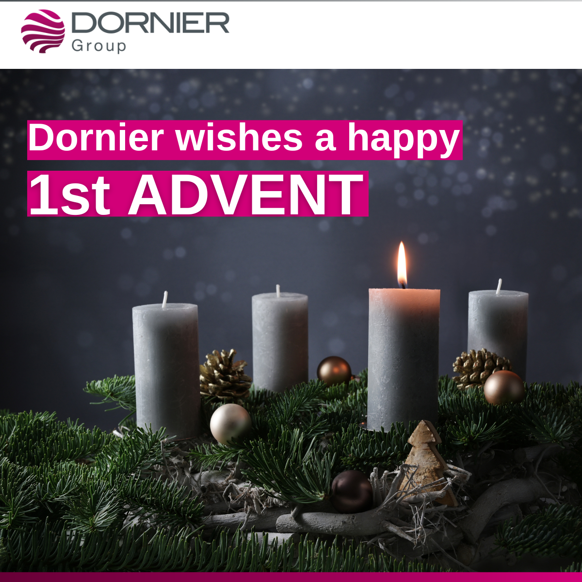 Dornier wishes a happy 1st Advent - Dornier Group