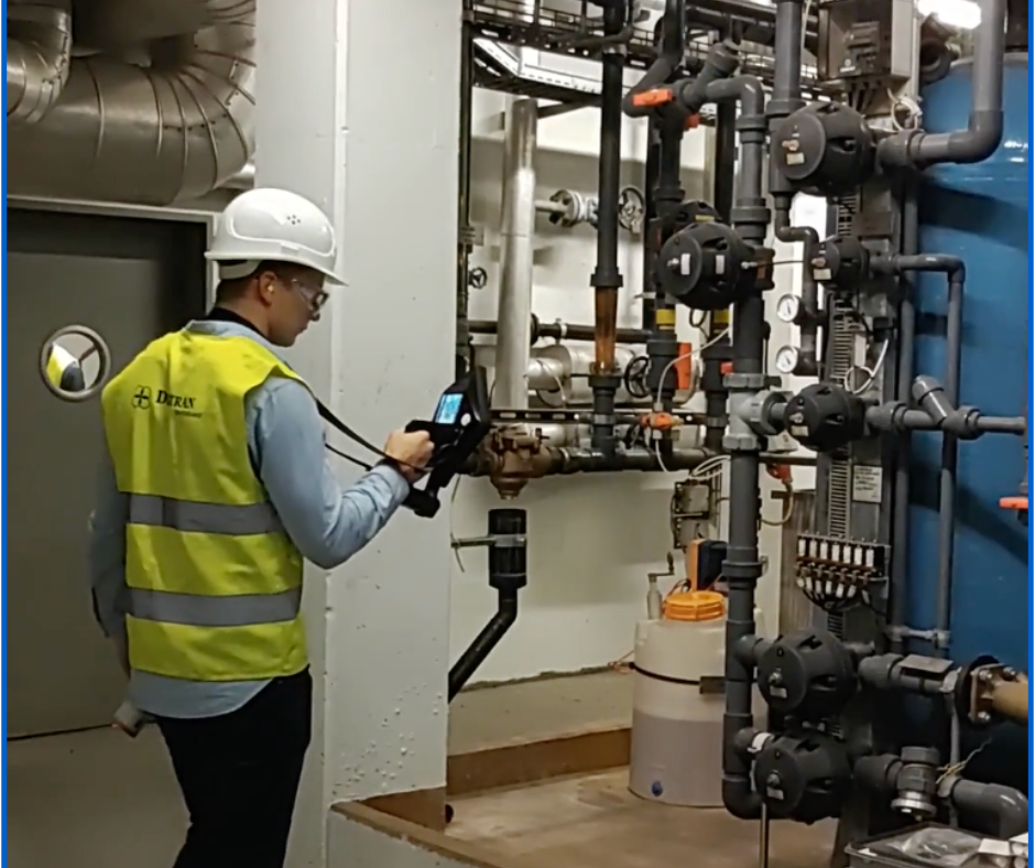 Locate gas leaks without examining each individual element? That's ...