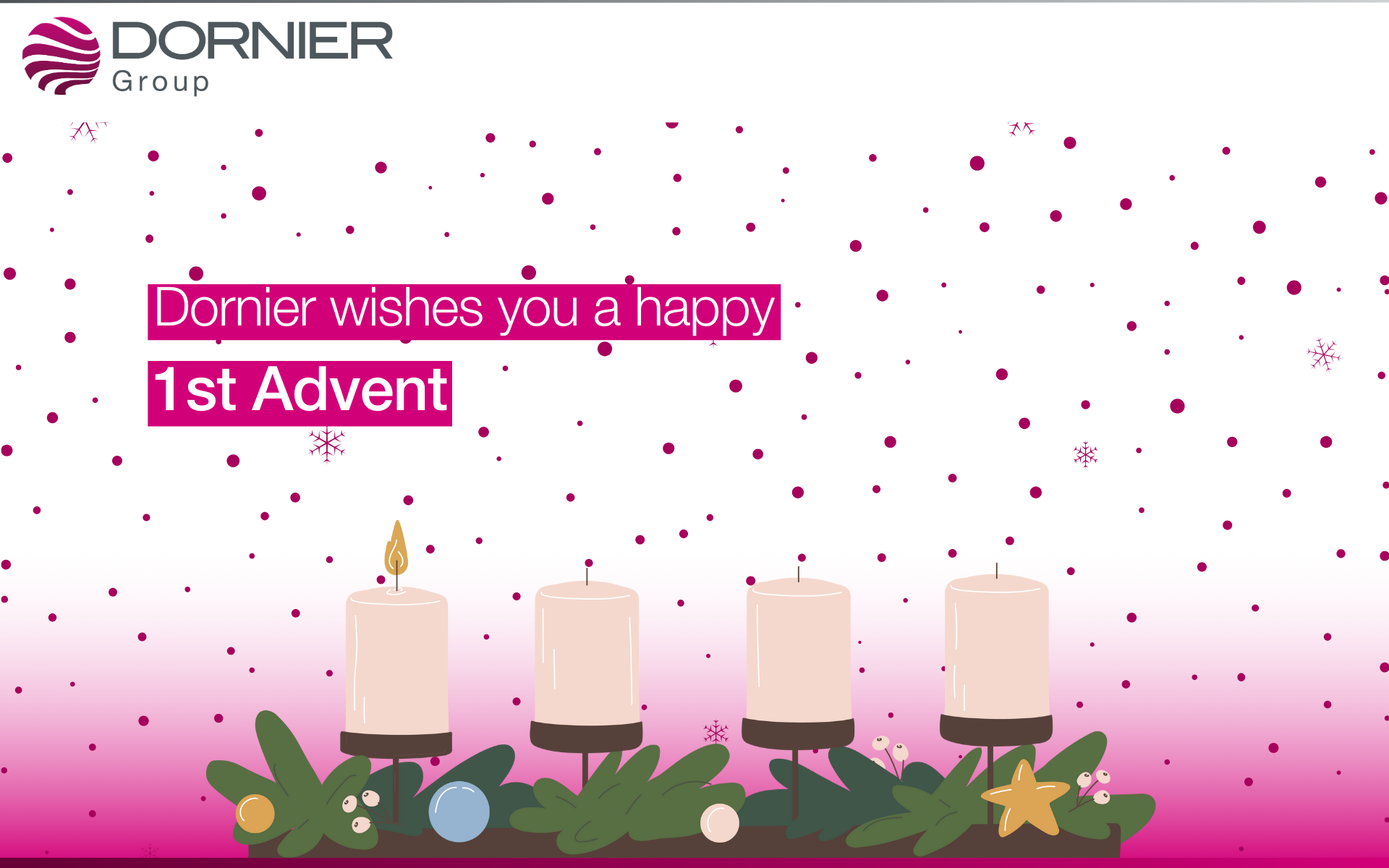 Happy 1st Advent! - Dornier Group