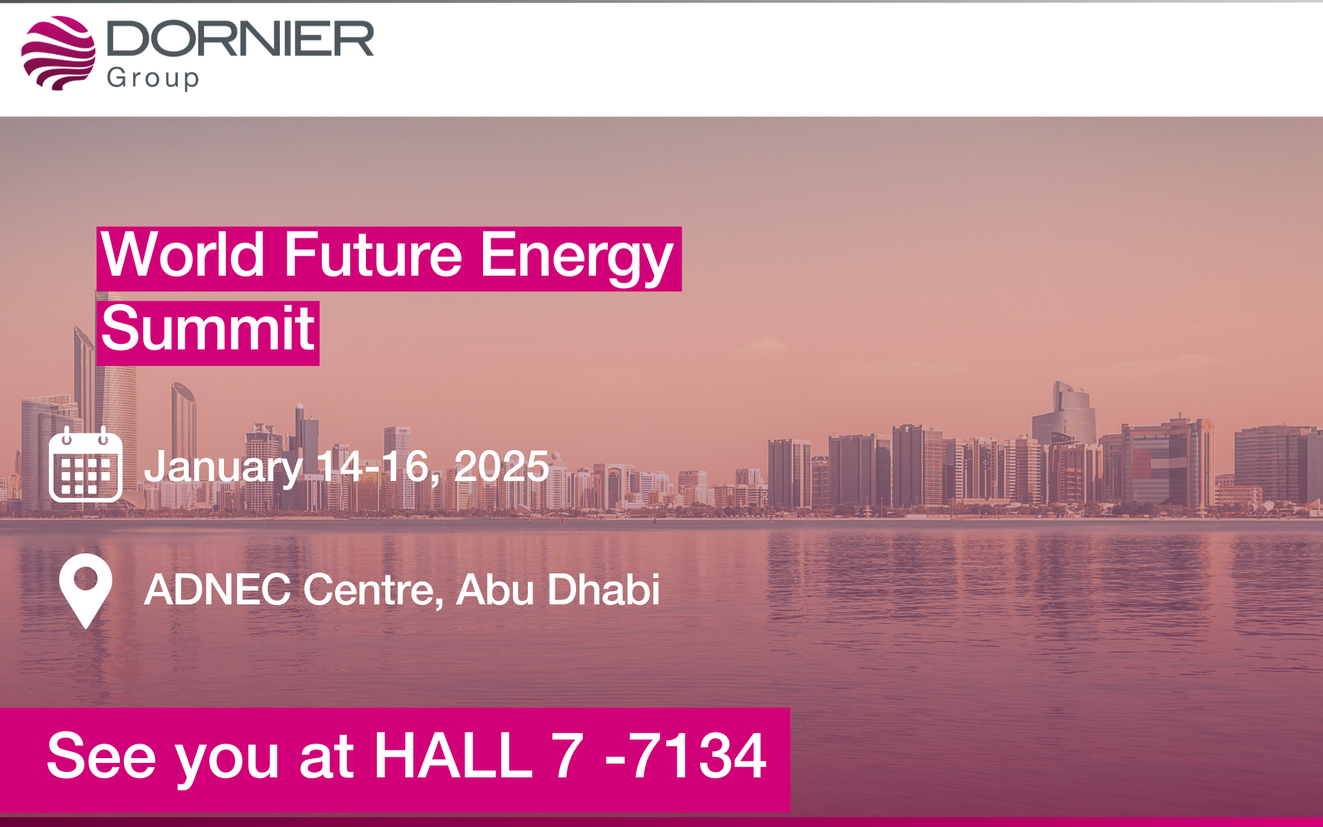 World Future Energy Summit 2025 - Dornier Group